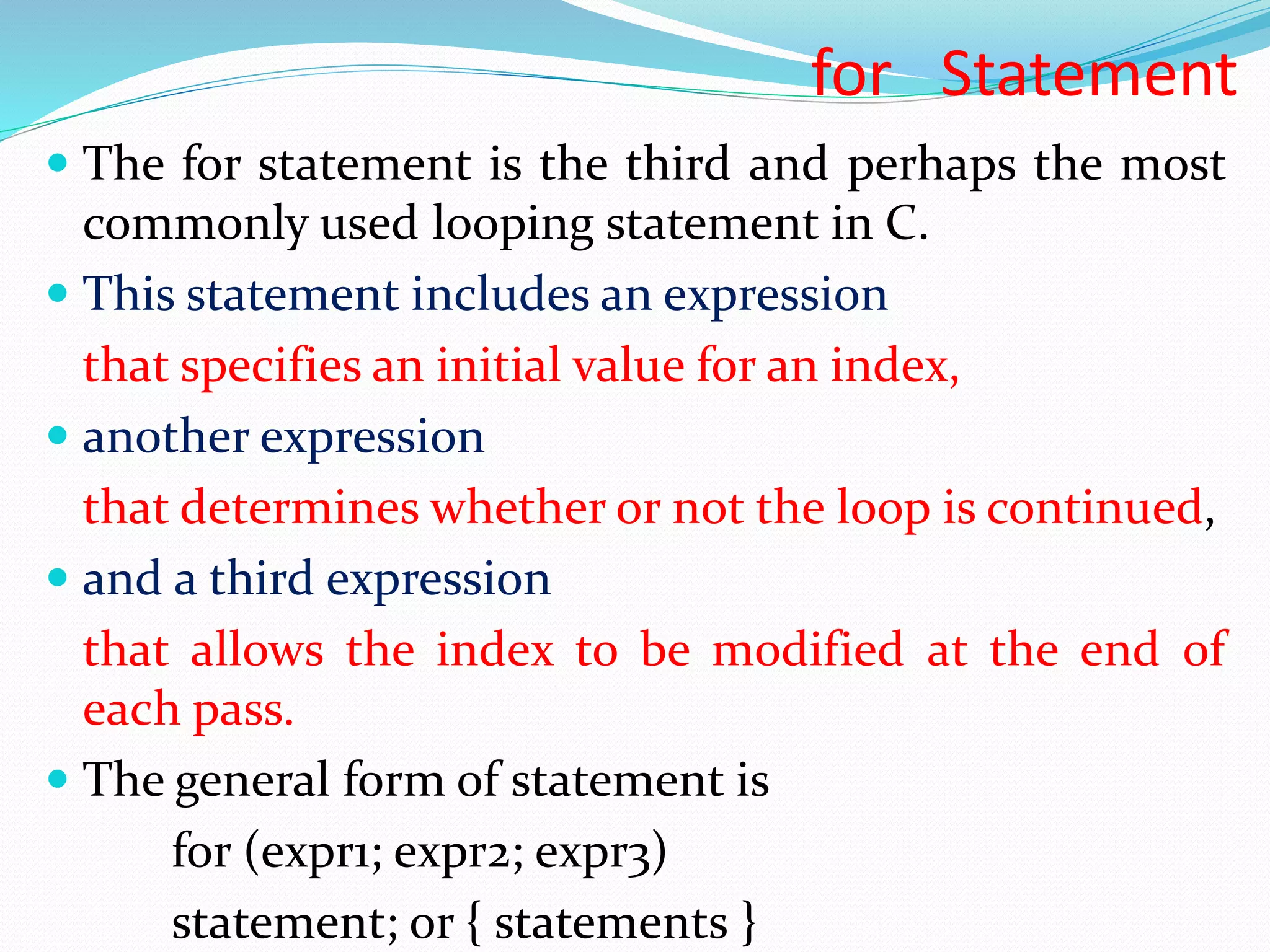 C lecture 3 control statements slideshare | PPT