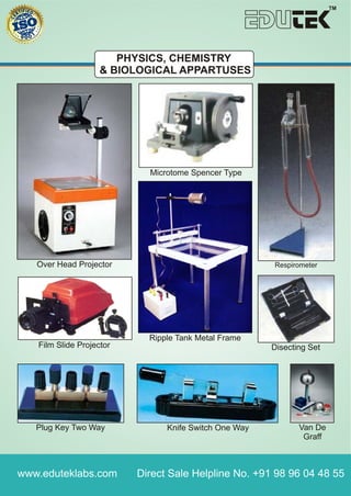 Edutek Instrumentation, Ambala, Scientific and Laboratory Instruments | PDF