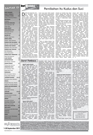 Tabloid reformata edisi 143 september 2011 | PDF