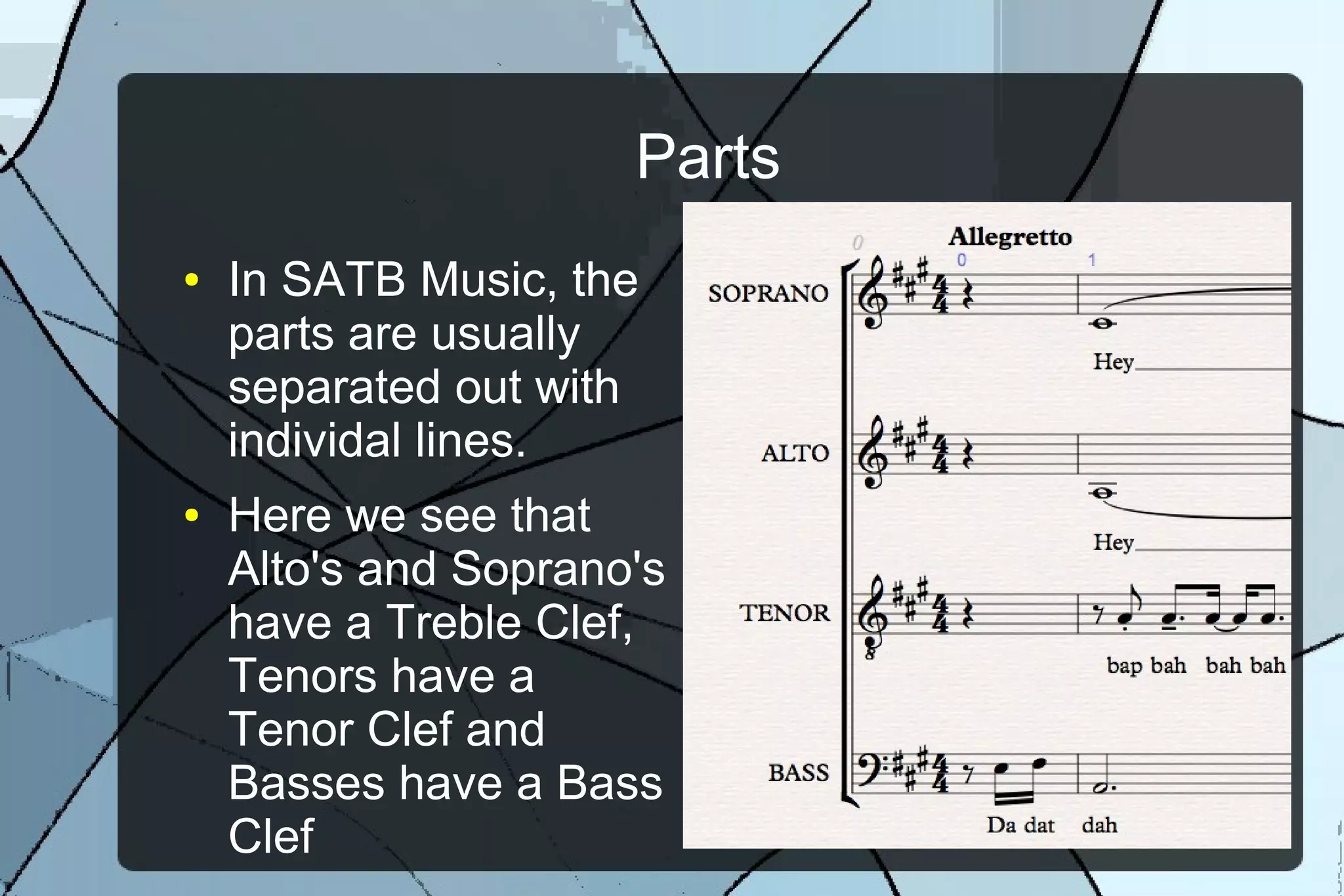 Clefs and finding your part | ODP
