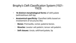Management of Cleft Lip and Palate - Orthodontics | PPTX