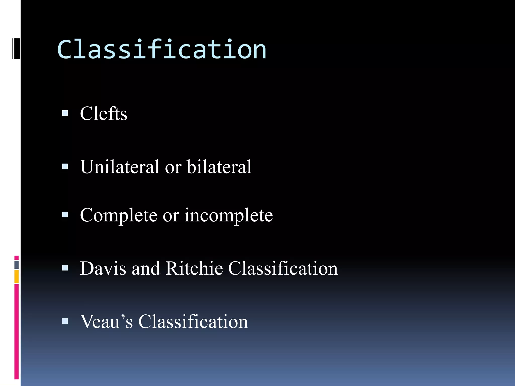 Cleft lip and Cleft palate embryology, features, and management | PPTX