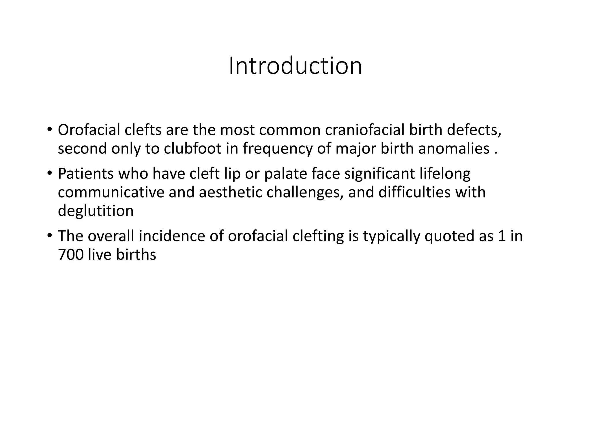 cleft lip.pptx | Ear, Nose and Throat Conditions | Diseases and Conditions
