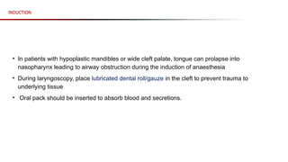 CLEFT LIP in anesthesia considerations required | PPTX