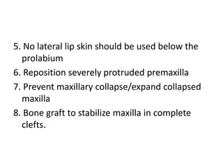 Cleft lip bilateral | PPTX