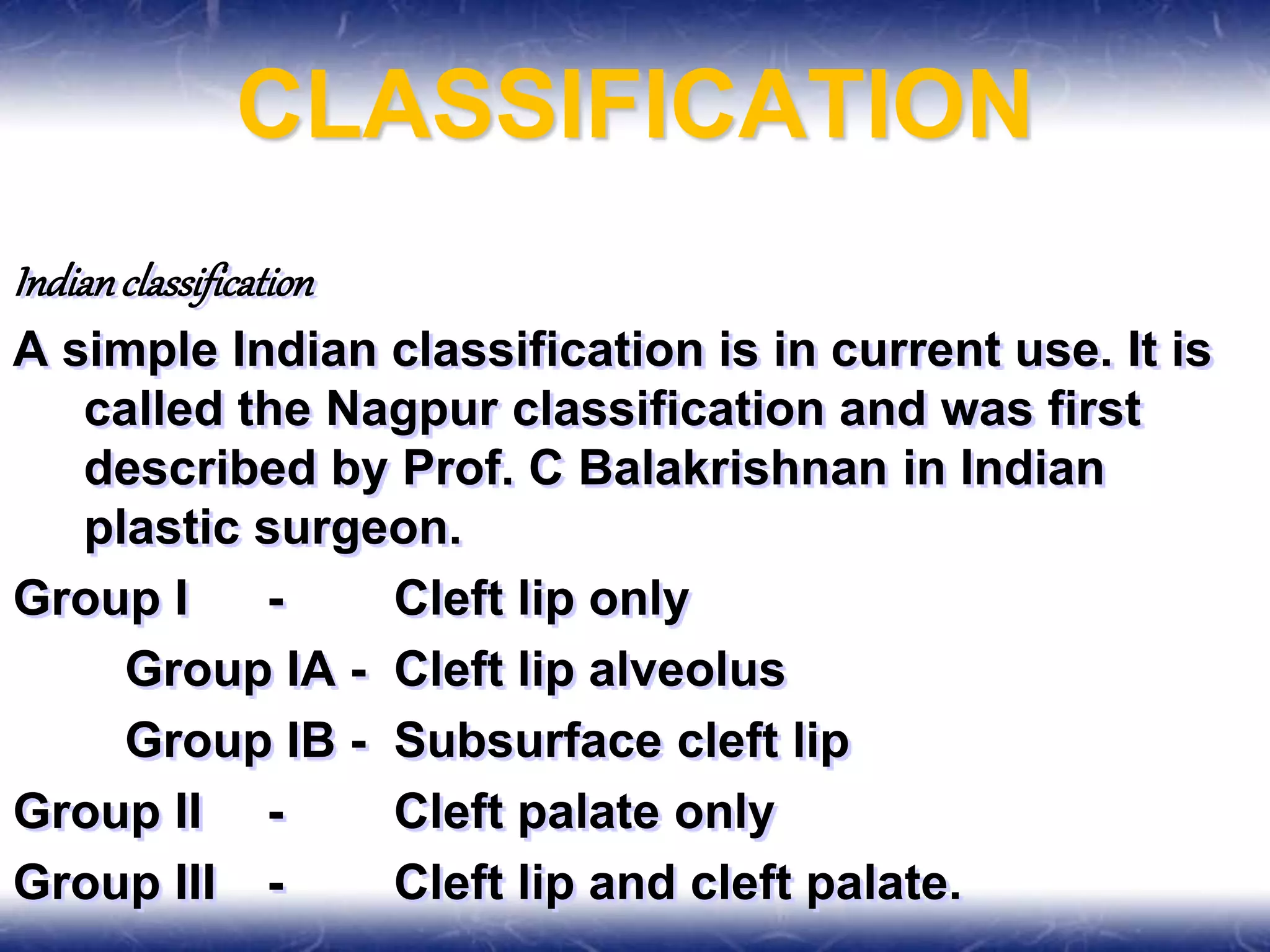 Cleft lip and cleft palate | PPTX