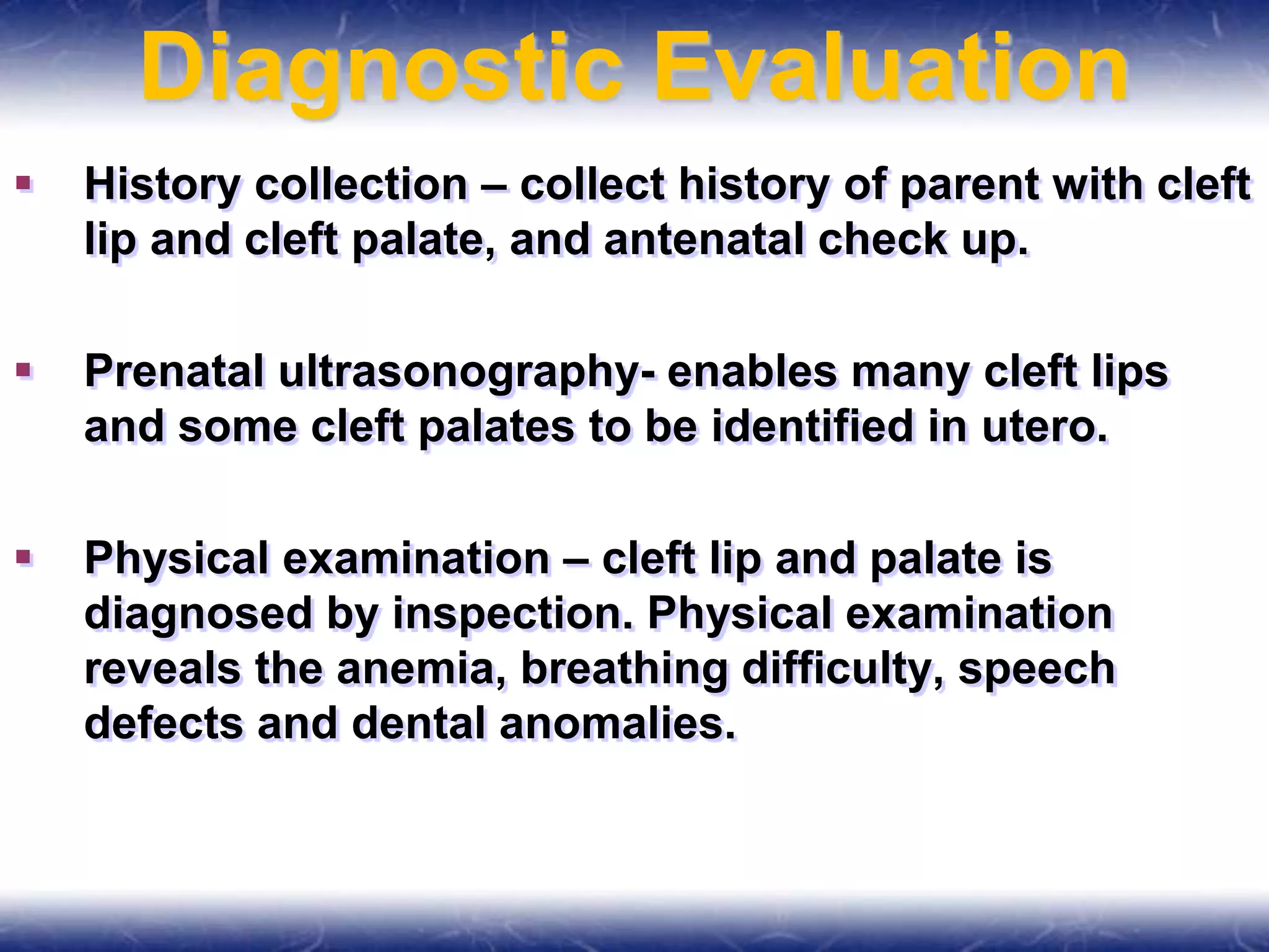 Cleft lip and cleft palate | PPTX