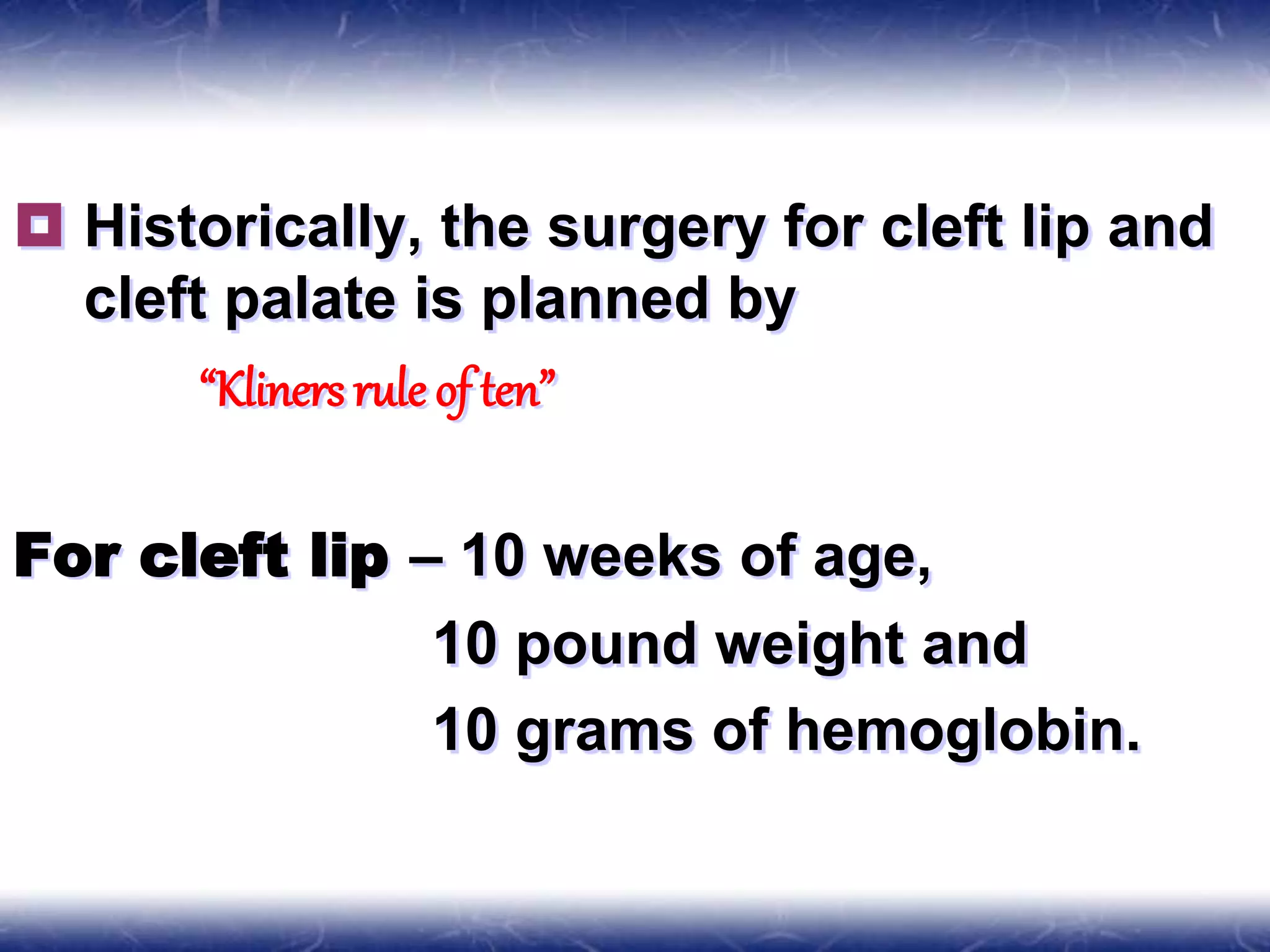 Cleft lip and cleft palate | PPTX
