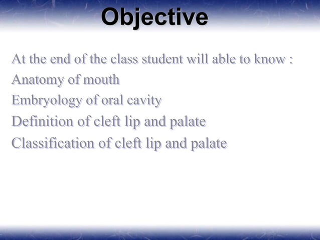 Cleft lip and cleft palate | PPTX