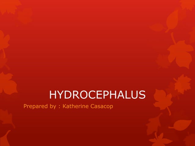 HYDROCEPHALUS | PPT