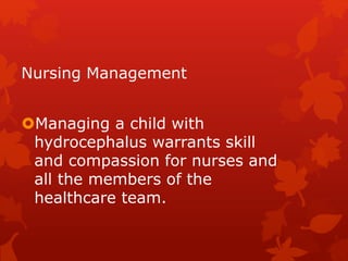 HYDROCEPHALUS | PPT