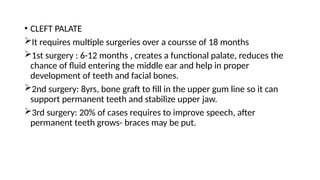 CLEFT LIP AND CLEFT PALATE BY AGNES .pptx