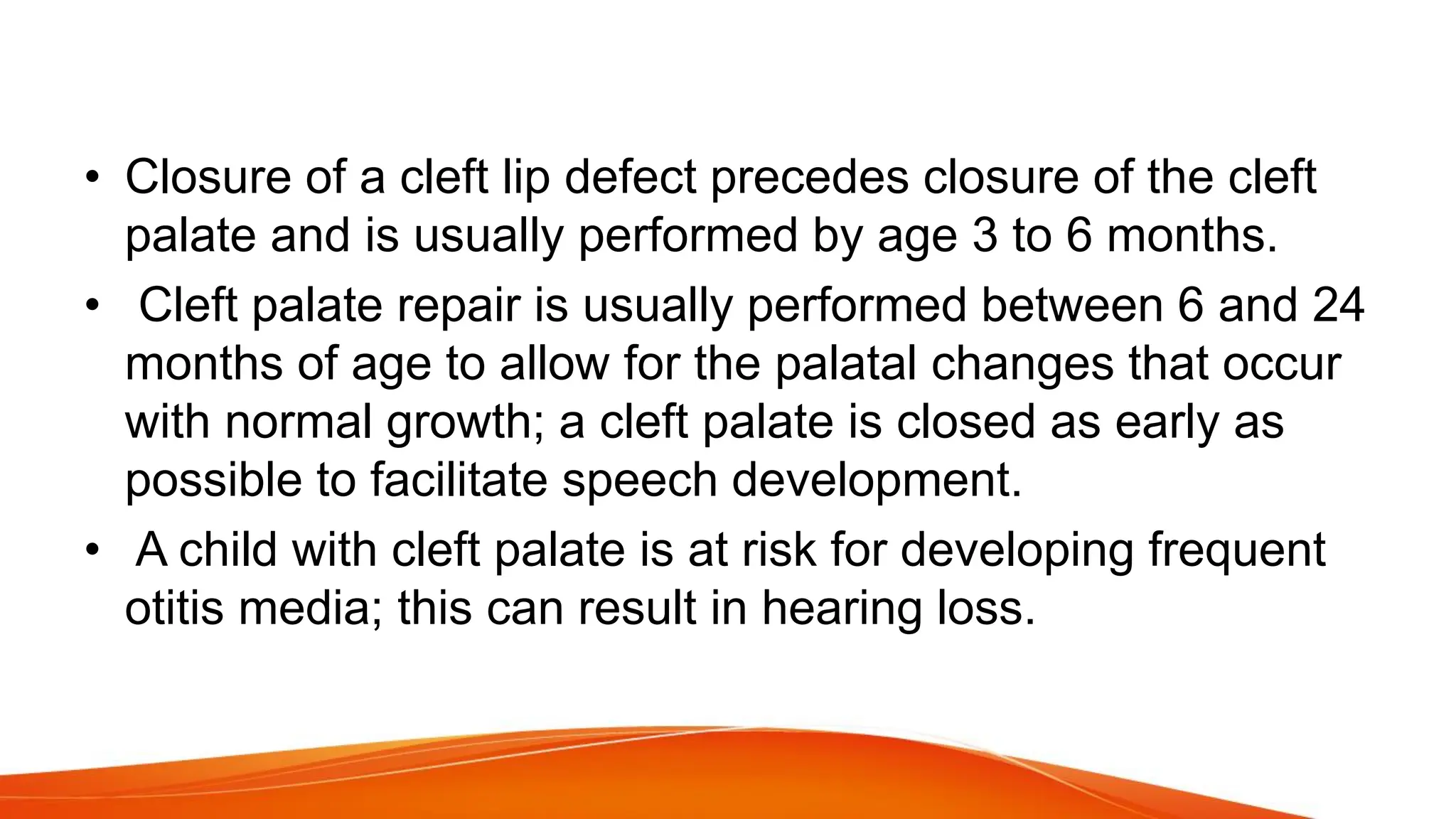 Cleft Lip and Cleft Palate congenital abnormalities of lip and palate | PDF