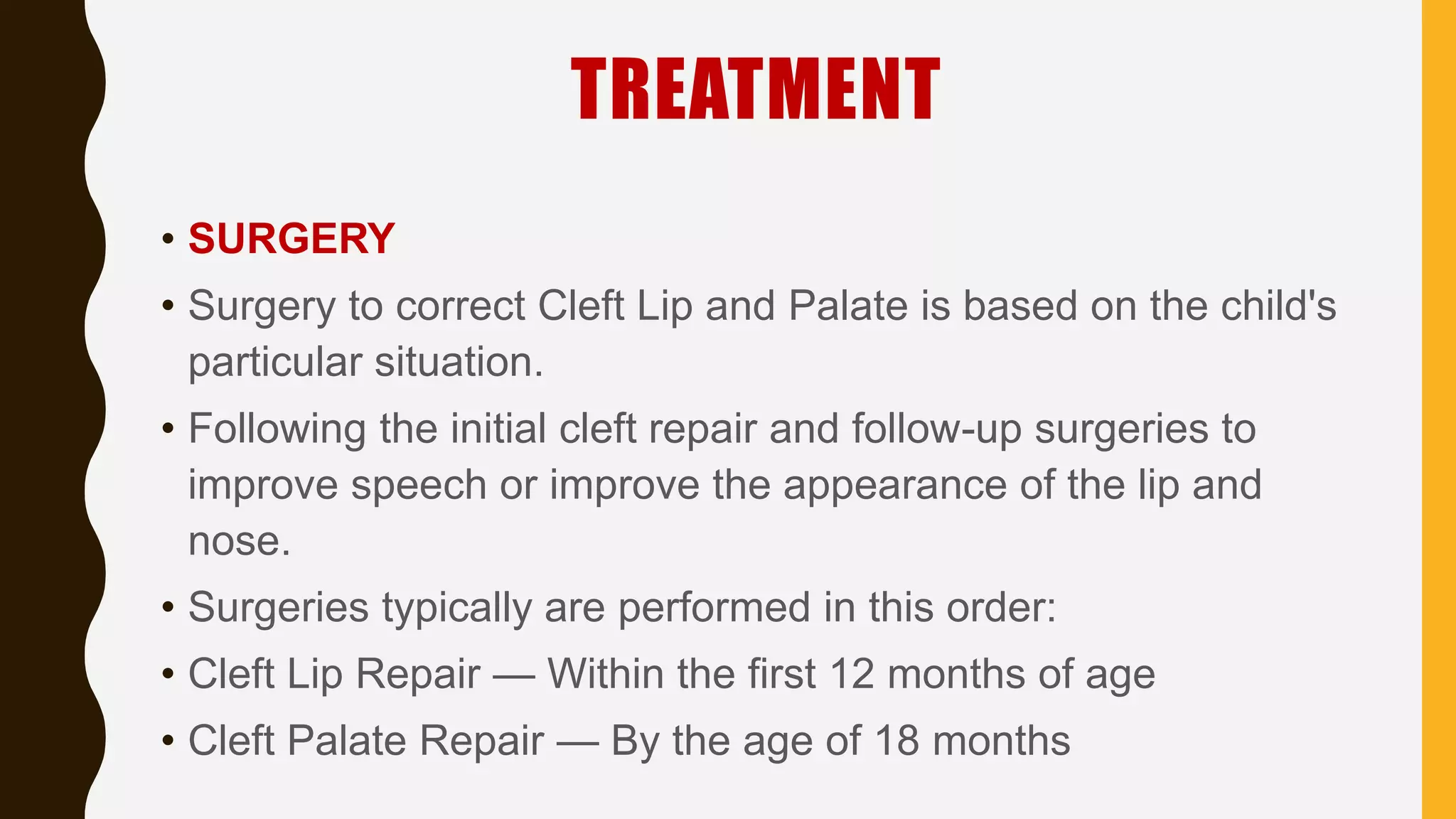 Cleft lip and cleft palate ppt | PPTX