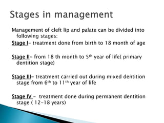 Cleft lip and palate | PPTX