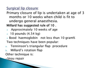 Cleft lip and palate | PPTX