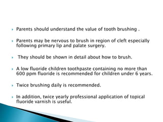 Cleft lip and palate | PPTX