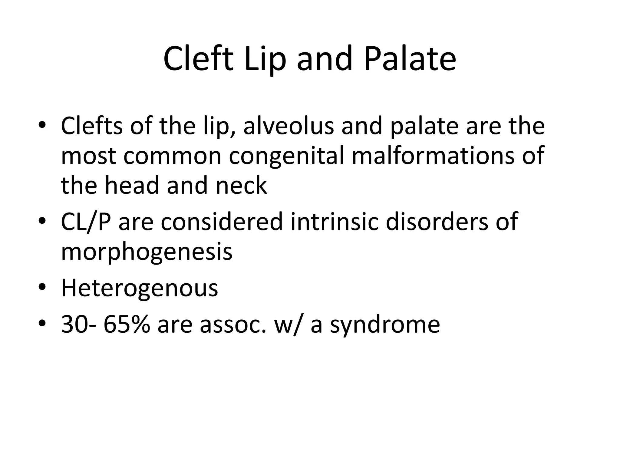 Cleft lip and palate | PPTX