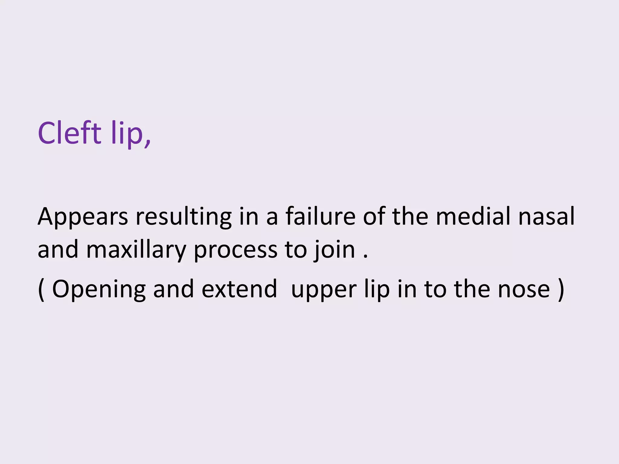 Cleft lip and palate | PPTX