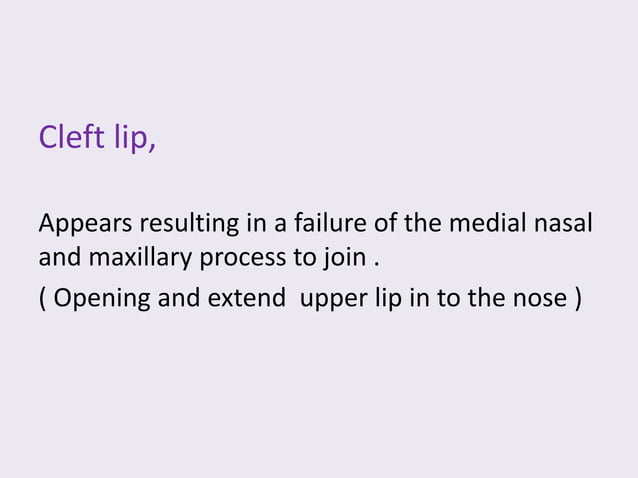 Cleft lip and palate | PPTX
