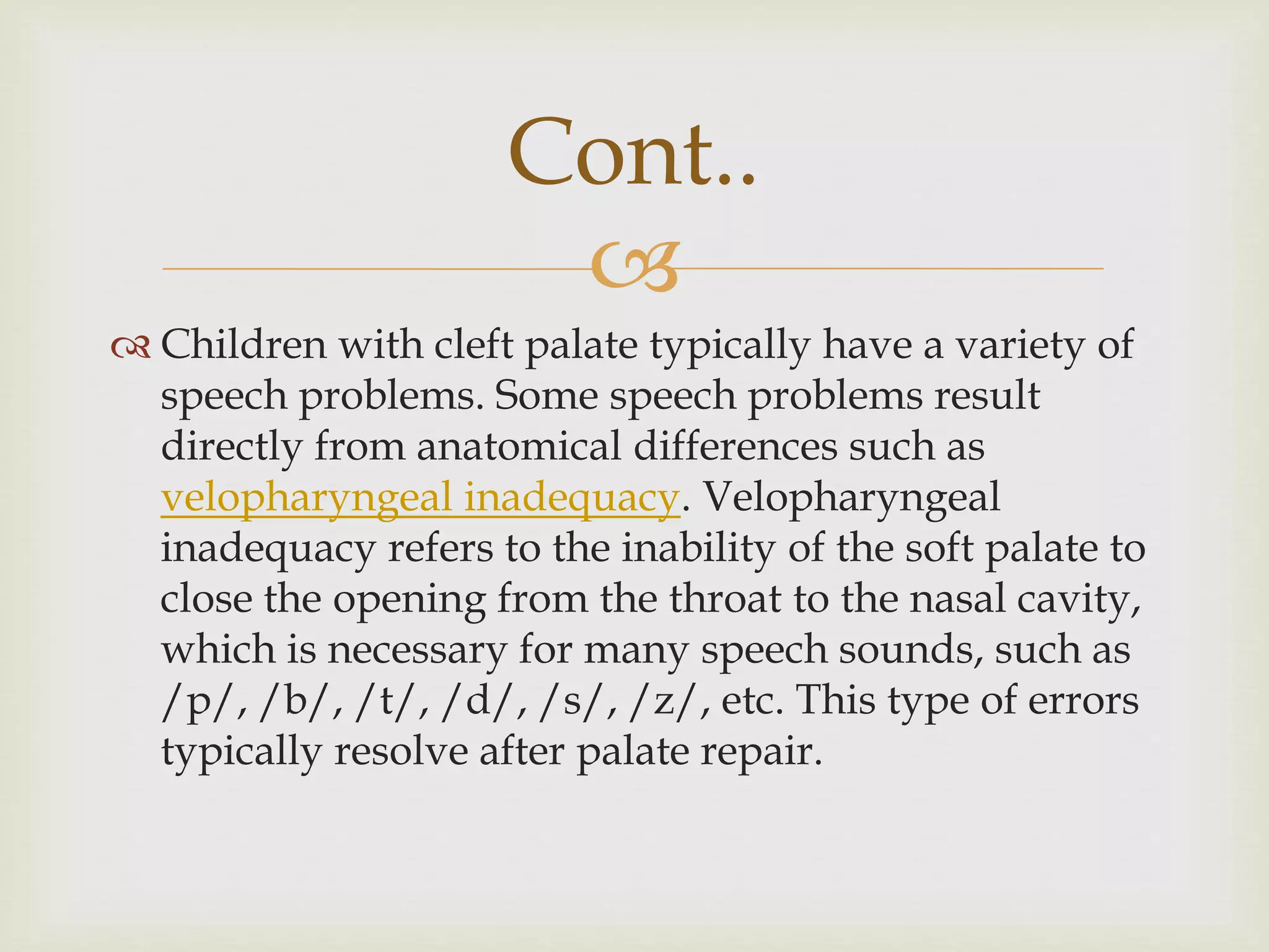 Cleft lip and palate | PPTX