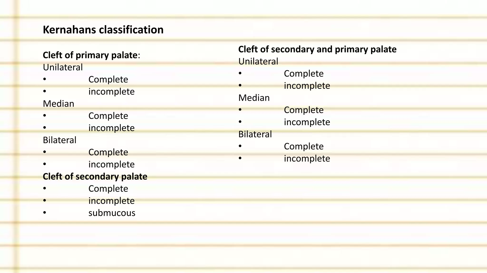Cleft lip and palate | PPTX