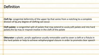 Cleft lip and palate | PPTX