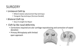 Cleft lip and palate | PPTX