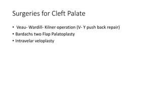 Cleft lip and palate | PPTX