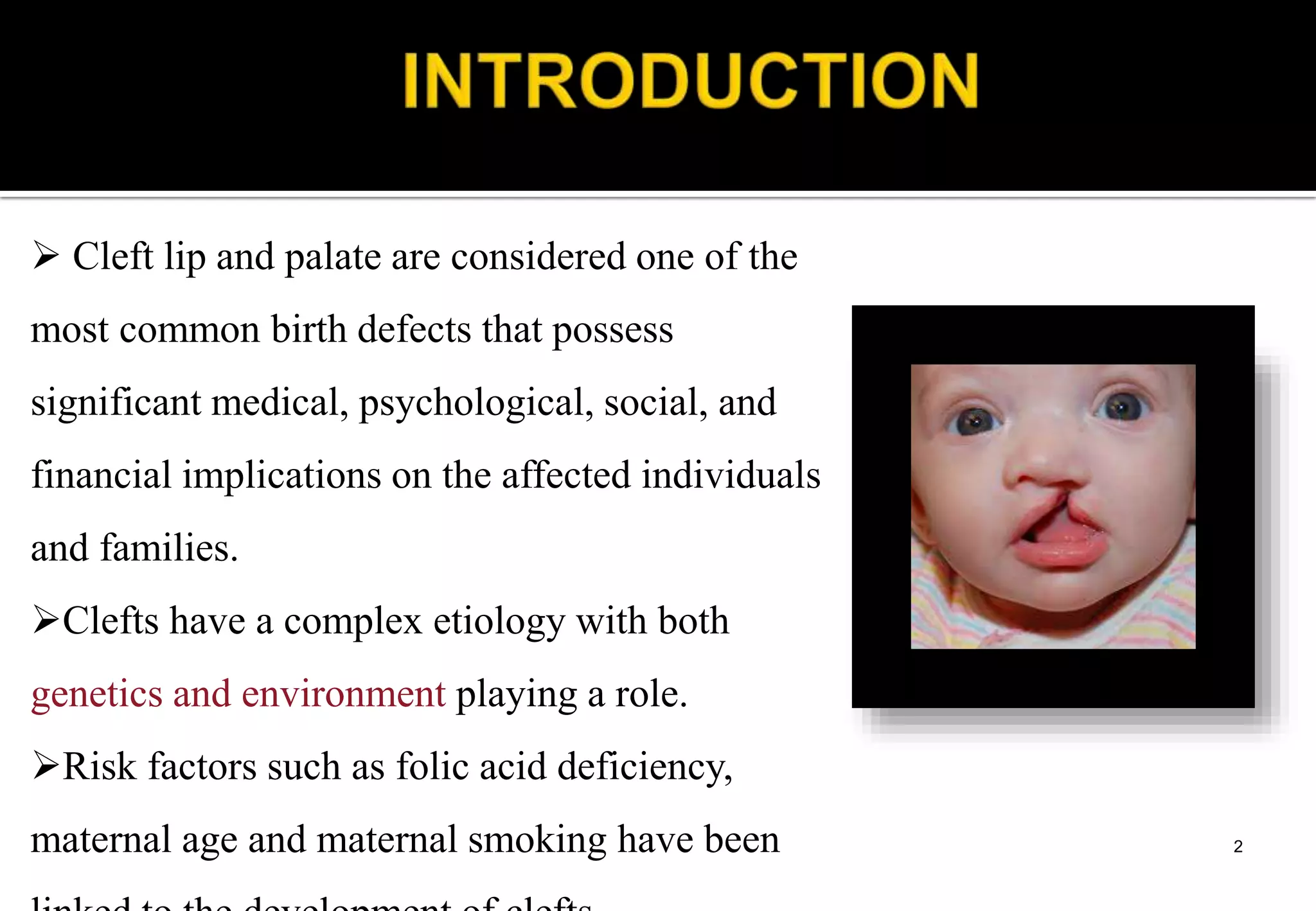 Cleft lip and palate | PPTX