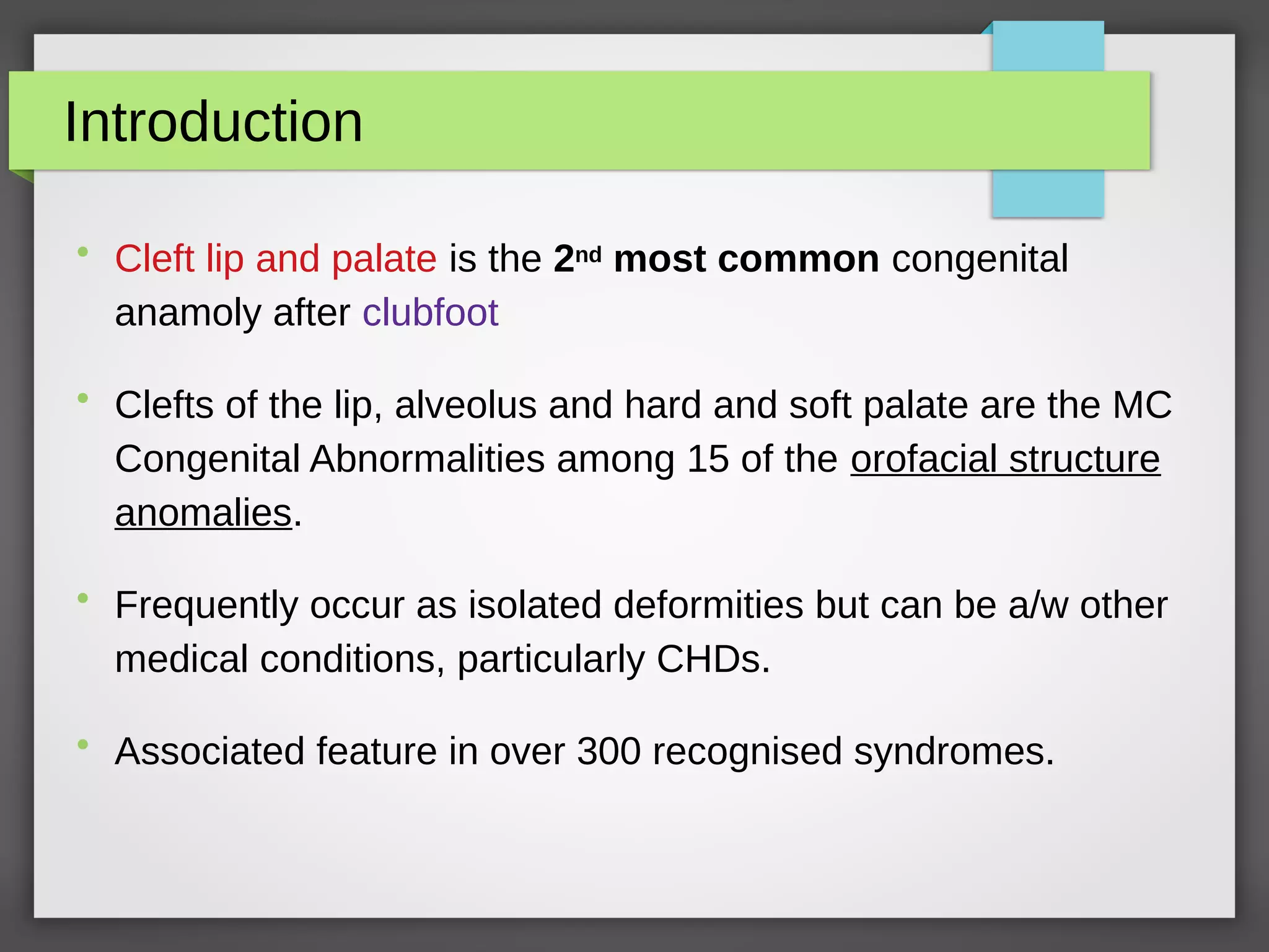 Cleft Lip and Palate | PDF