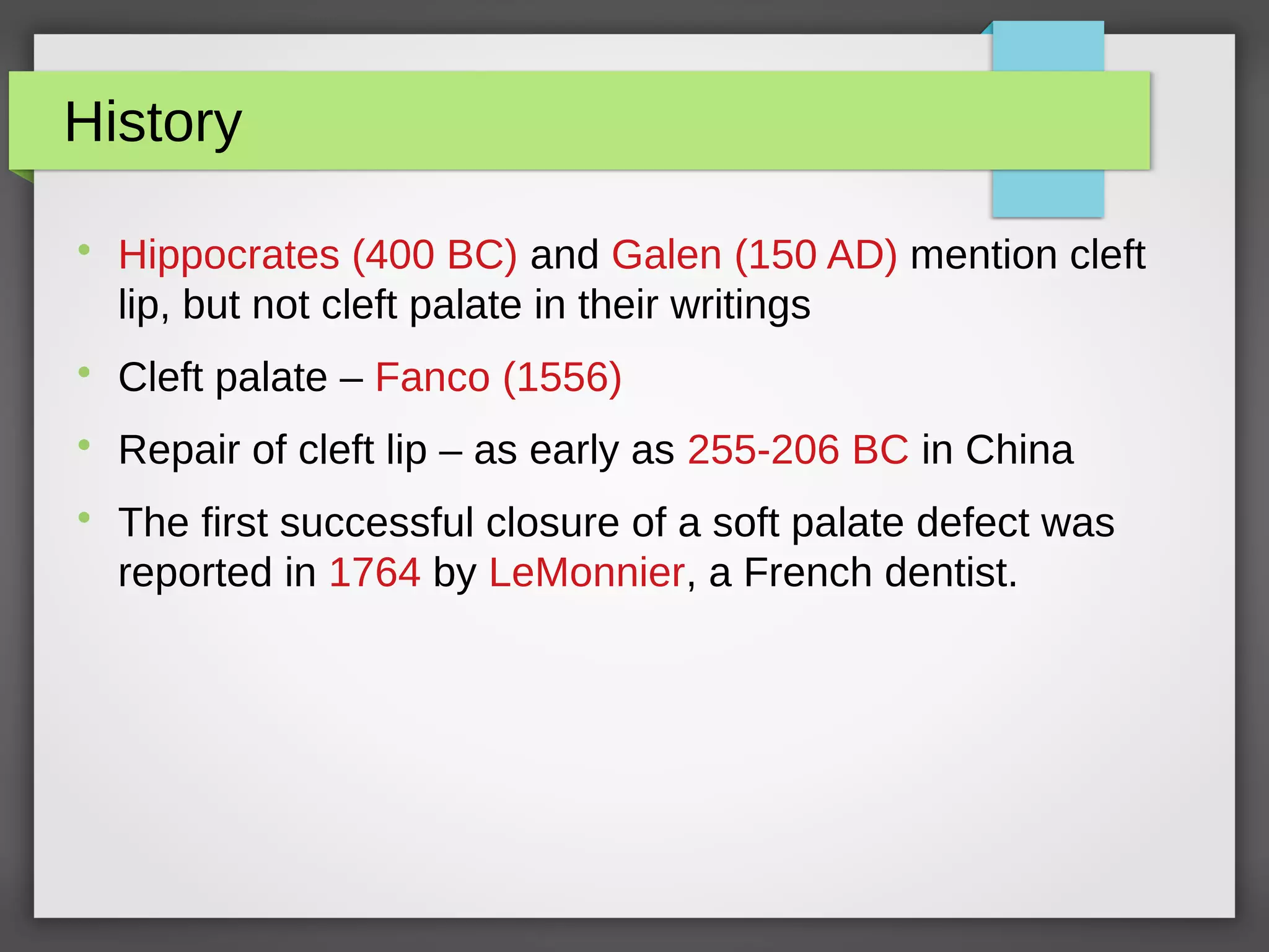 Cleft Lip and Palate | PDF