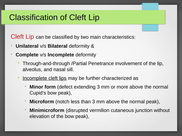 Cleft Lip and Palate | PDF