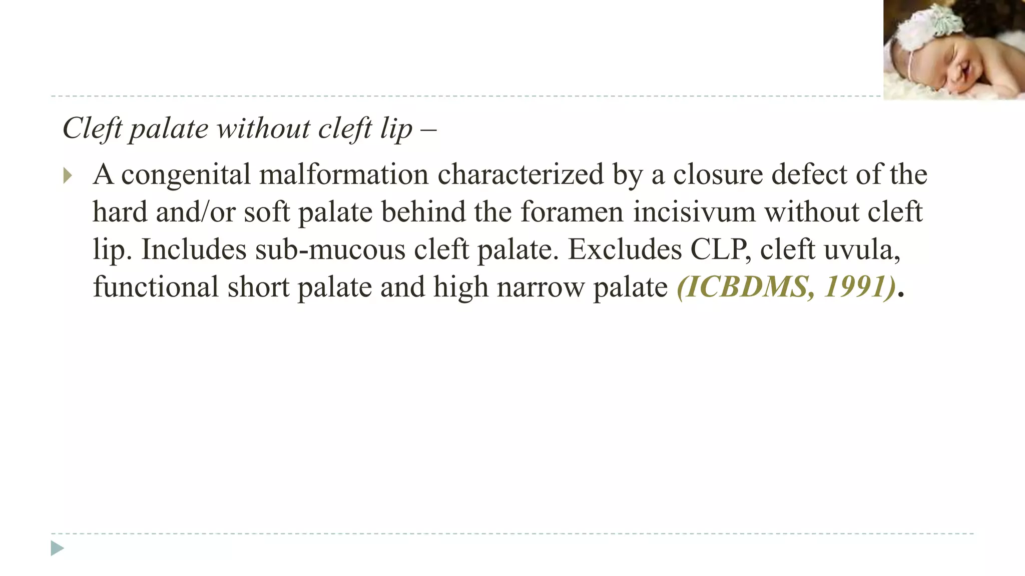 Cleft lip and palate | PPTX