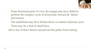 Cleft lip and palate | PPTX