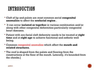 A brief overview of Cleft Lip and Palate.ppt