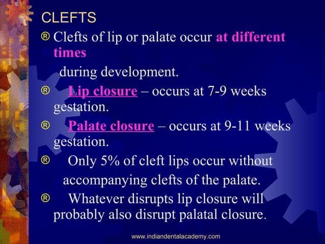 Cleft lip and palate | PPT | Pregnancy | Reproductive Health