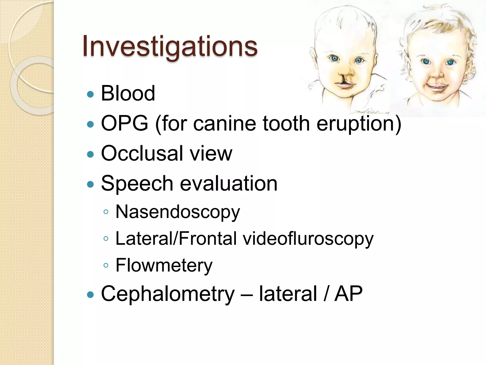 Cleft lip and palate basics | PPTX