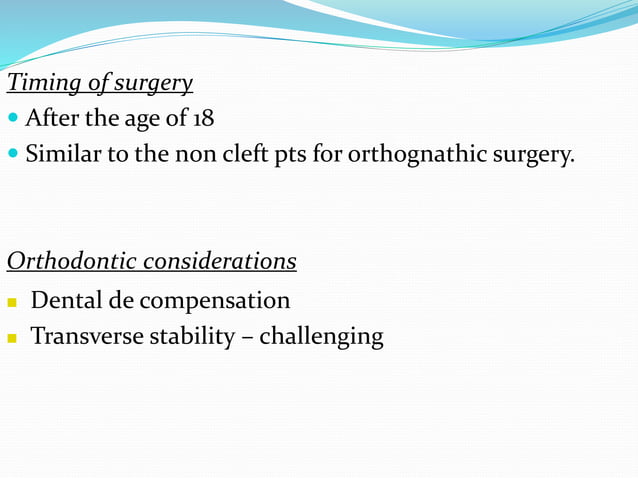 CLEFT LIP AND PALATE craniofacial anomalies | PPT