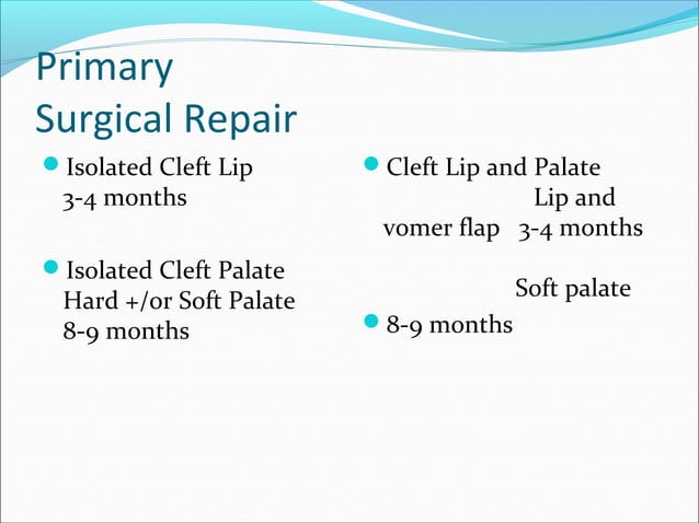 Cleft lip and palate ppt | PPT