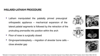 Management of CLEFT LIP AND PALATE SEMINAR | PPTX