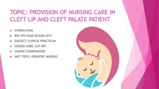 Cleft lip and palatre | PPT