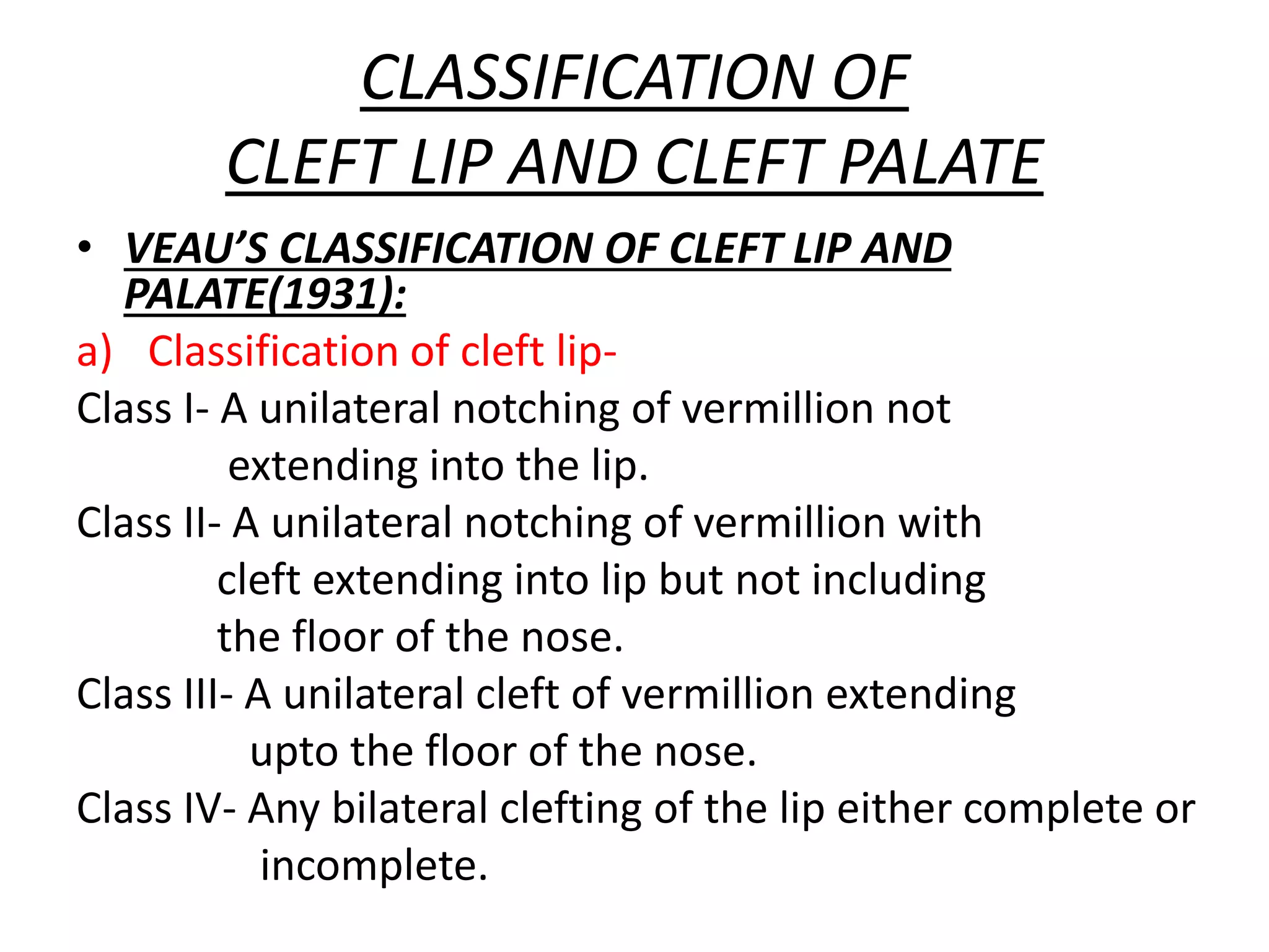 Cleft lip & cleft palate | PPTX