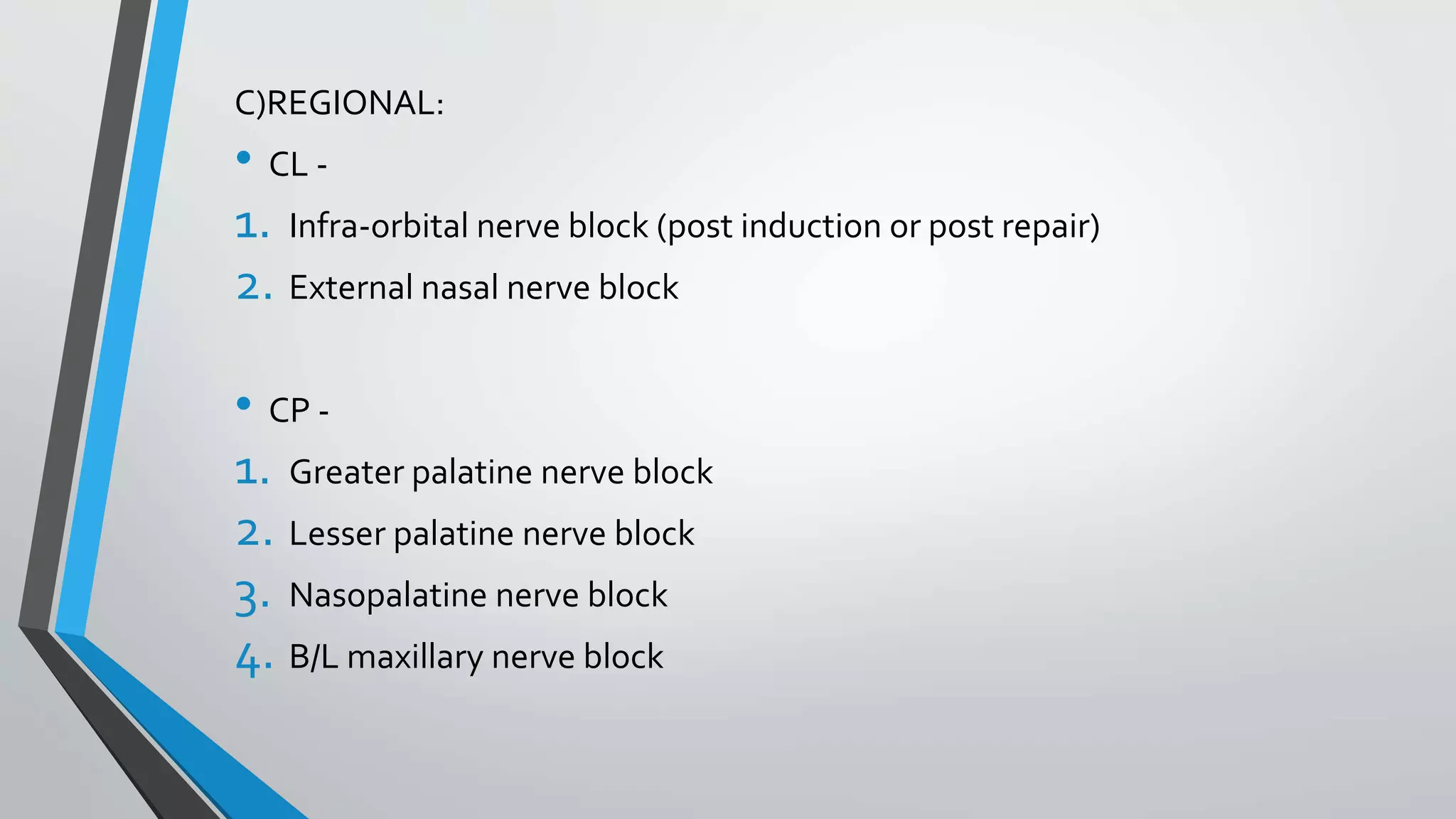 Anesthetic Management for Cleft Lip & Palate | PPTX