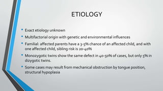 Anesthetic Management for Cleft Lip & Palate | PPTX