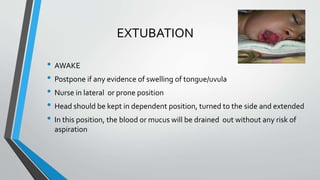 Anesthetic Management for Cleft Lip & Palate | PPTX