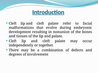 cleft lip n.pptx genetic disorders cleft lip | PPTX