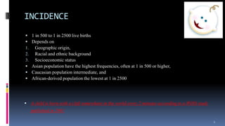 CLEFT LIP & PALATE | PPT