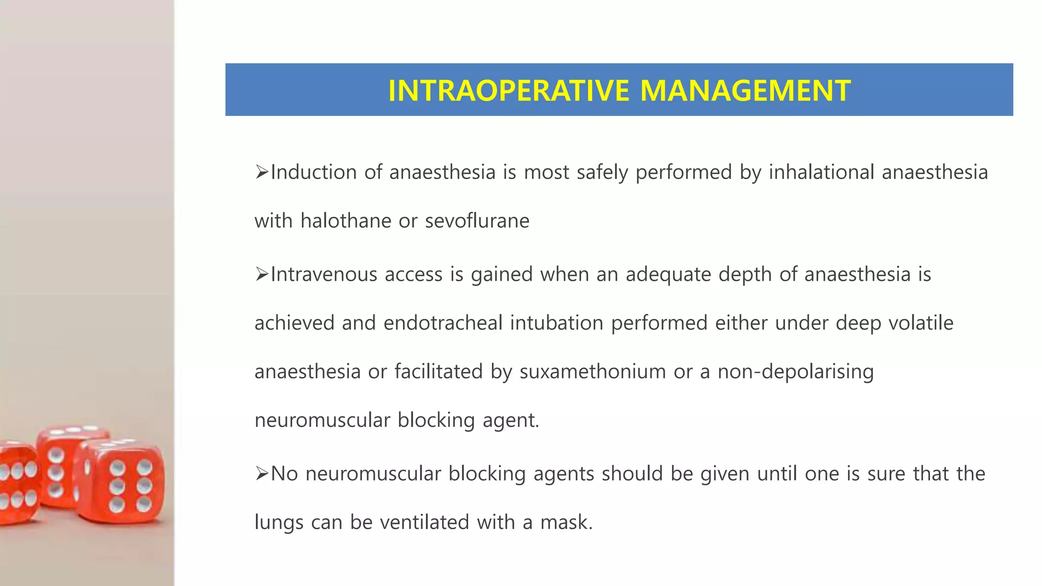 ANESTHESIA MANAGEMENT OF CLEFT LIP & PALATE | PPTX