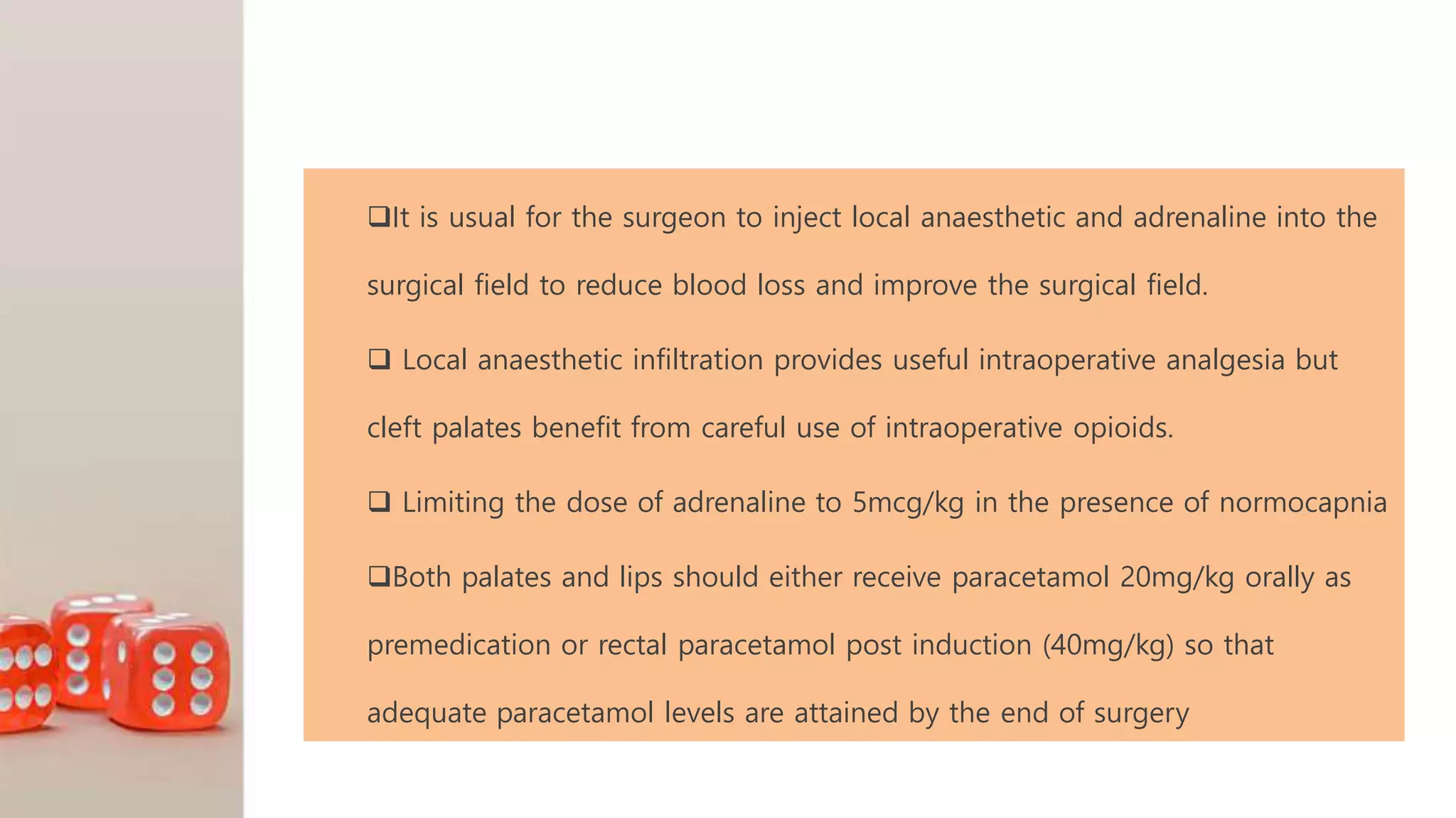 ANESTHESIA MANAGEMENT OF CLEFT LIP & PALATE | PPTX